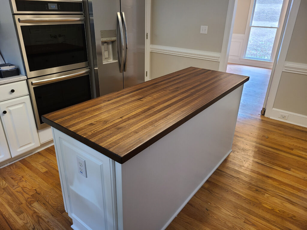 Beautiful Edge Grain Butcher Block Countertops - Forged Timber Company